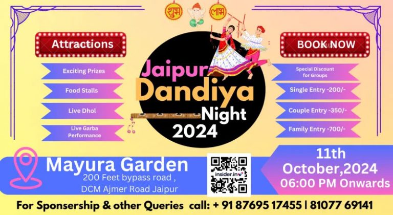 Dandiya Events in Jaipur 2024: Top garba places for Navratri - Jaipur Stuff